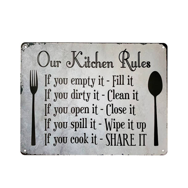 Darby Home Co " Beautiful, Fun, Chalkboard Kitchen Signs; Messy Kitchen ...