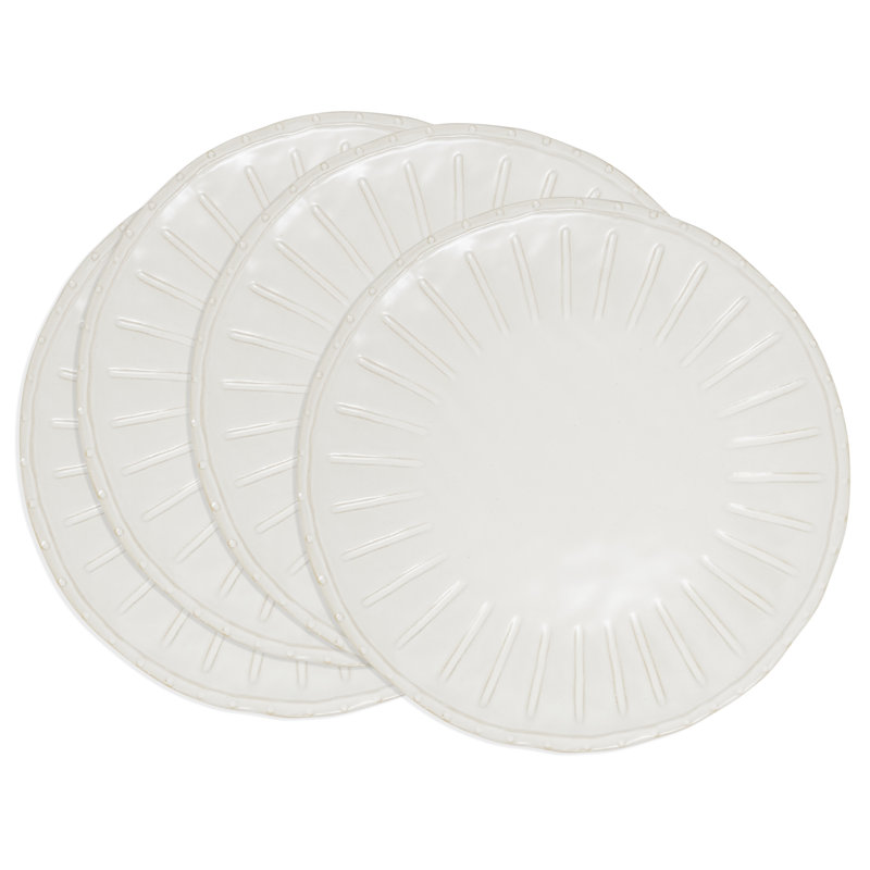 Lark Manor™ Ribbed Stoneware Dinner Plate (Set of 2) | Joss & Main