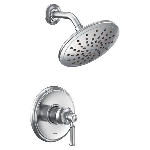 Moen Dartmoor M-CORE 2-Series Shower Trim Kit With Rainshower, Valve ...