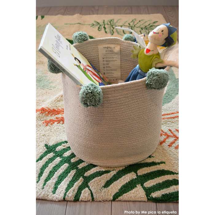 Lorena Canals Plants Cotton Floral Rug | Wayfair