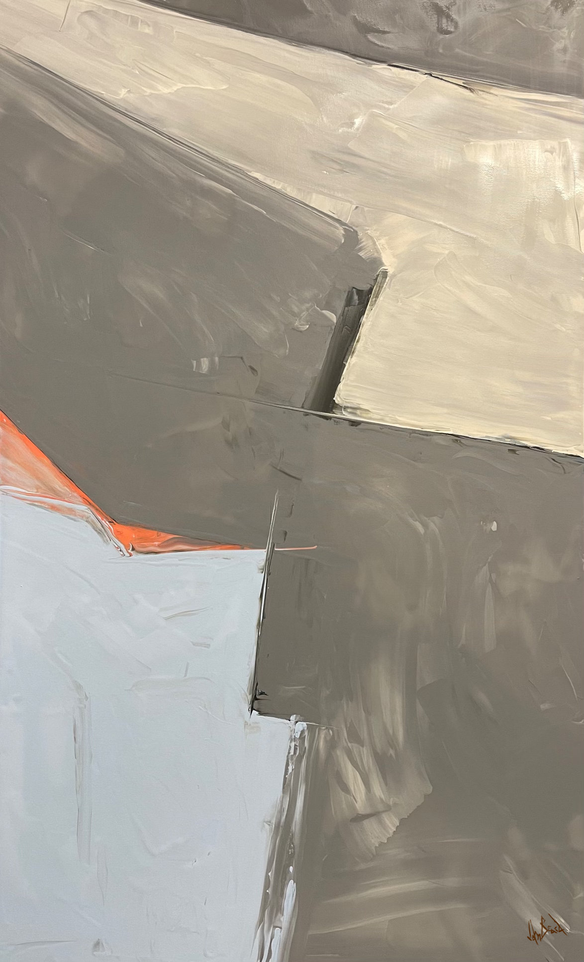 Brayden Studio® Geo II - Artist Enhanced Canvas Print | Wayfair