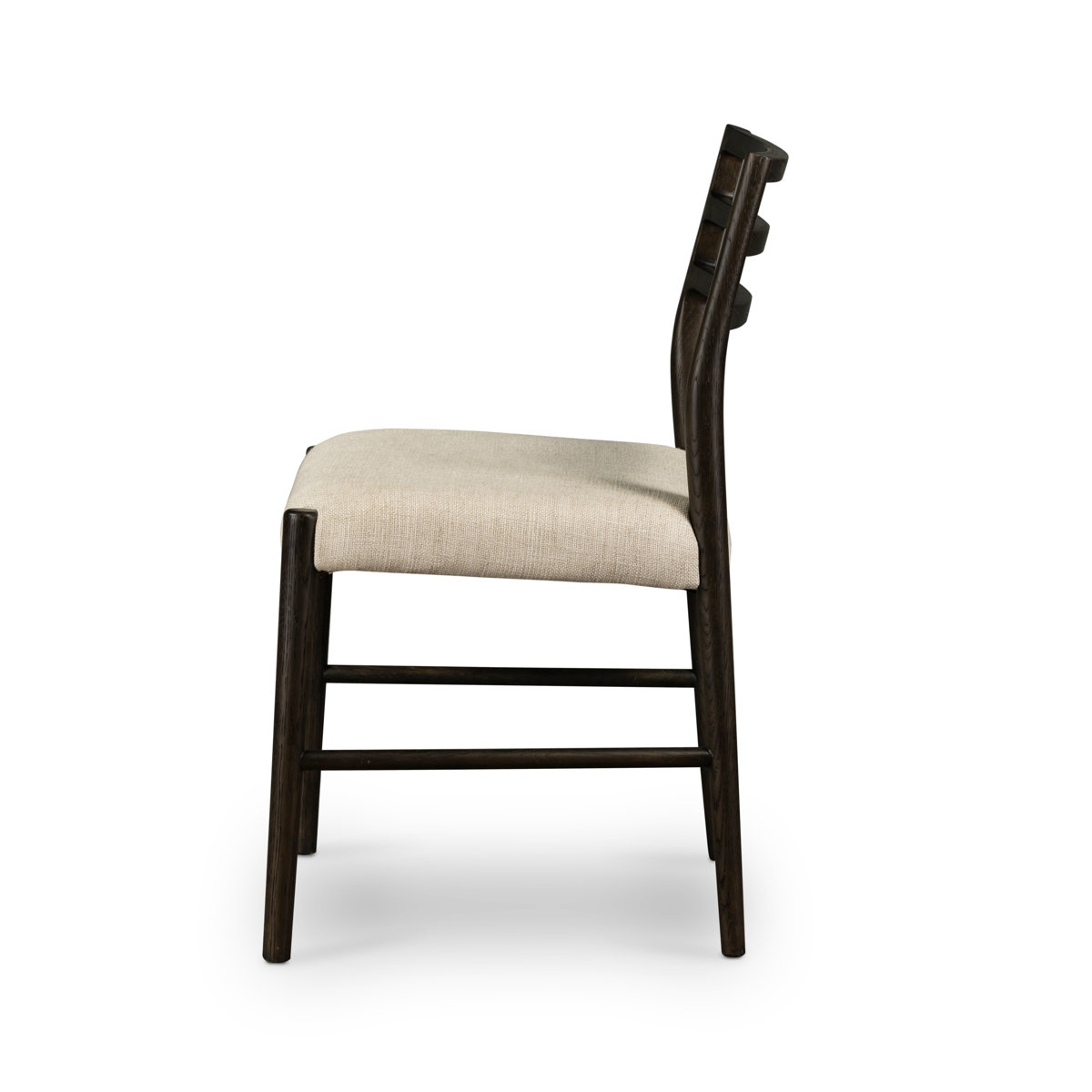 Four Hands Upholstered Ladder Back Side Chair in Ivory & Reviews | Perigold