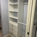 Dotted Line™ Liz 36'' - 60'' Closet System (Can Be Cut To Fit ...