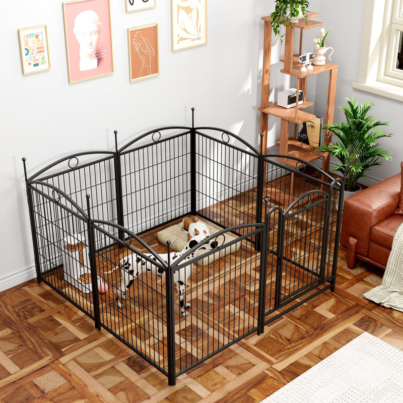 Tucker Murphy Pet™ Dog Playpen Panels Metal Dog Pen Pet Dog Fence ...