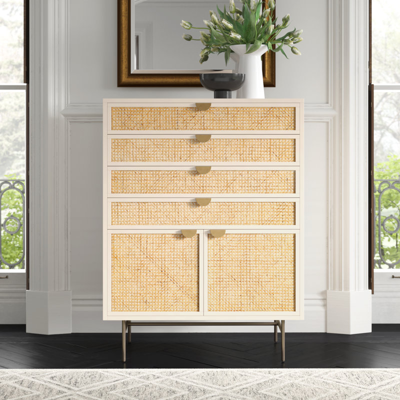 Joss & Main Ellerby 4 Drawer 38" W Combo Dresser | Wayfair