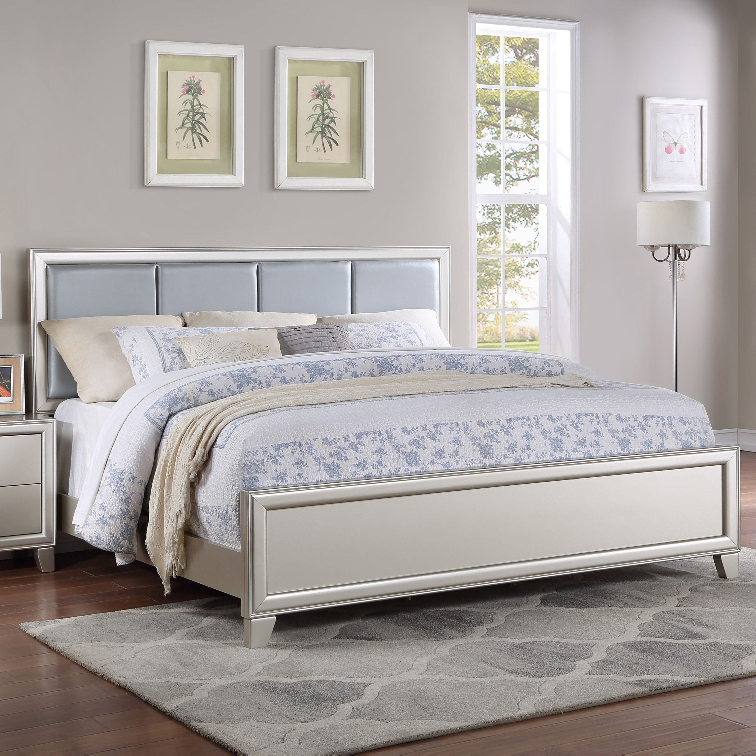 House of Hampton® Fujiko Queen Low Profile Low Profile Standard Bed ...