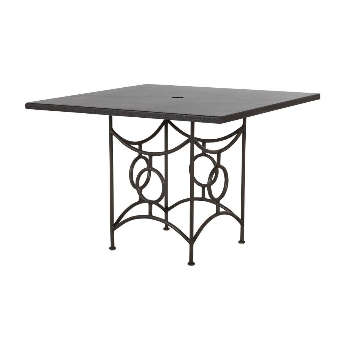 Summer Classics Superstone 42" Square Dining Table with Hole | Perigold