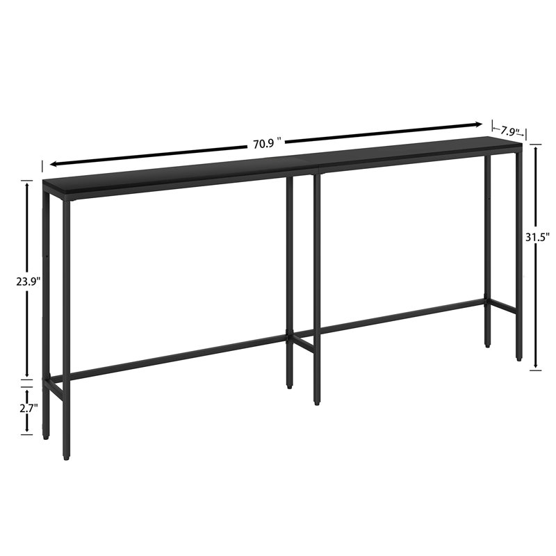 17 Stories Tifford 70.9" Console Table | Wayfair