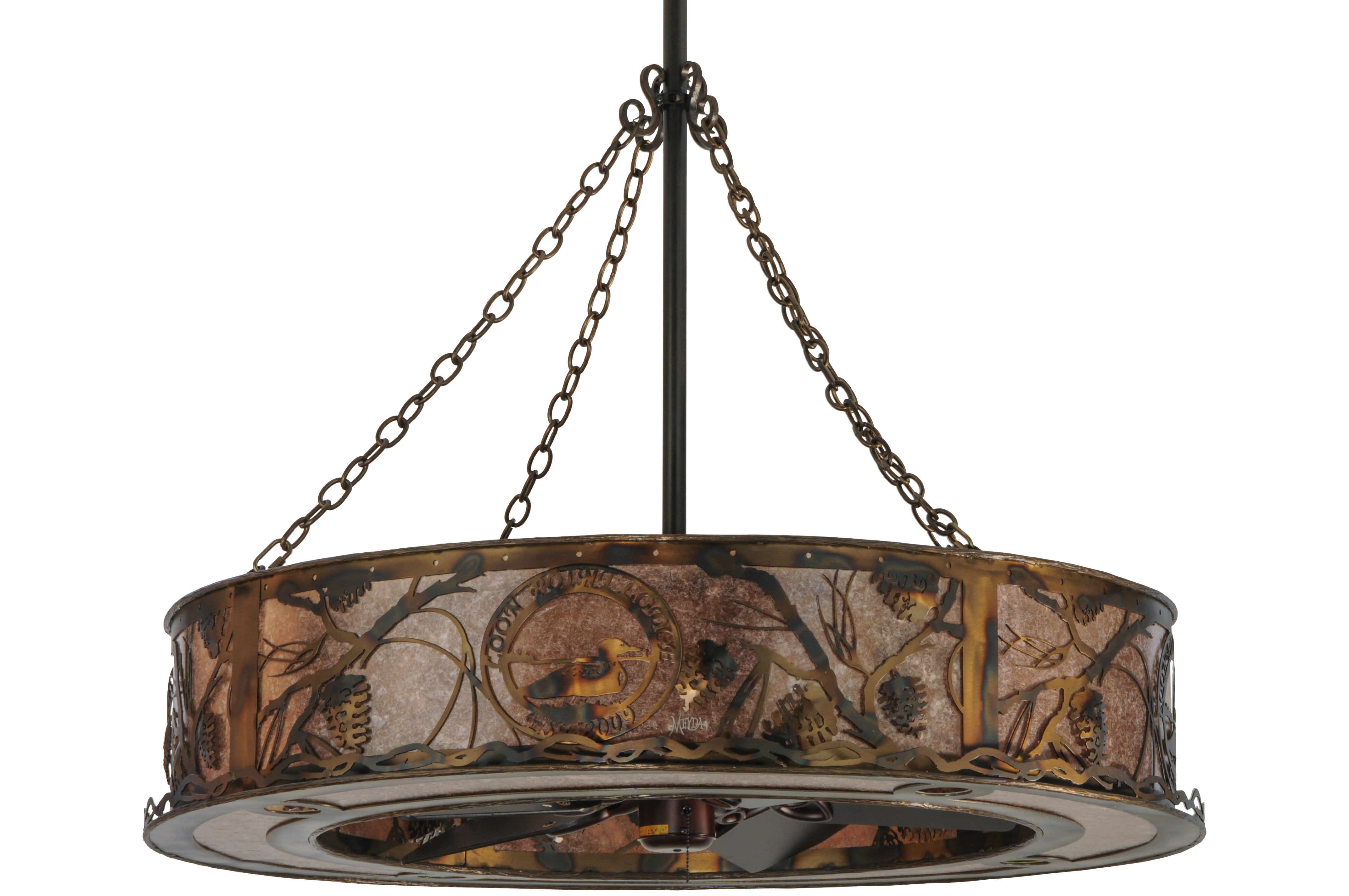 Meyda Lighting Whispering Pines 44"W Custom Logo Up and Downlight ...