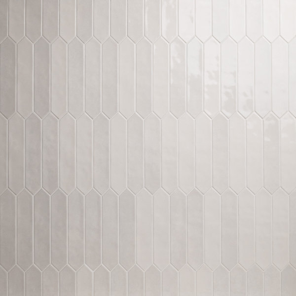 Renzo 2.5" x 13" Glossy Ceramic Picket Wall Tile & Reviews | Birch Lane
