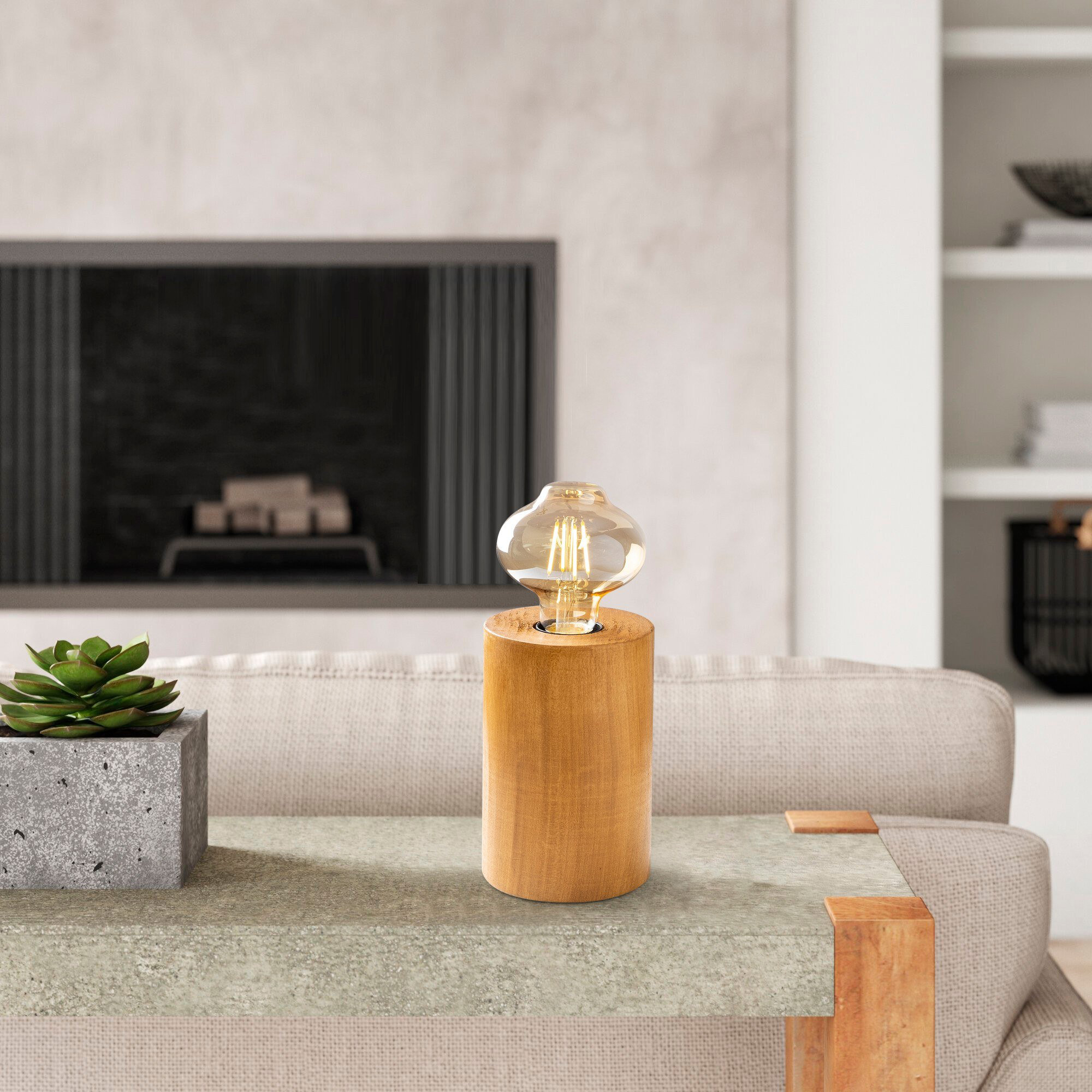 Breakwater Bay Masardis WOODEN BODY Lamp | Wayfair