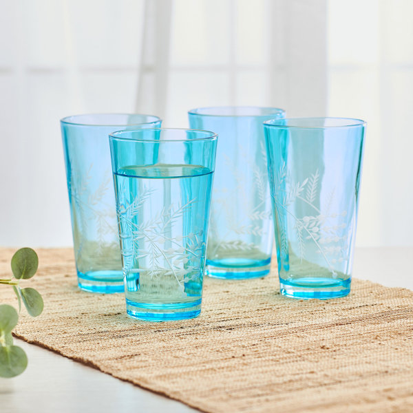 Fitz and Floyd Wildflower Highball Glasses | Wayfair