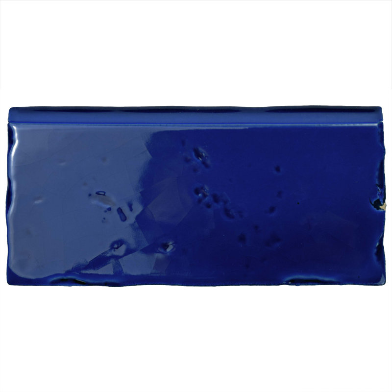 Merola Tile Novecento Zocalo 2-1/2"x 5-1/8" Glossy Ceramic Bullnose ...