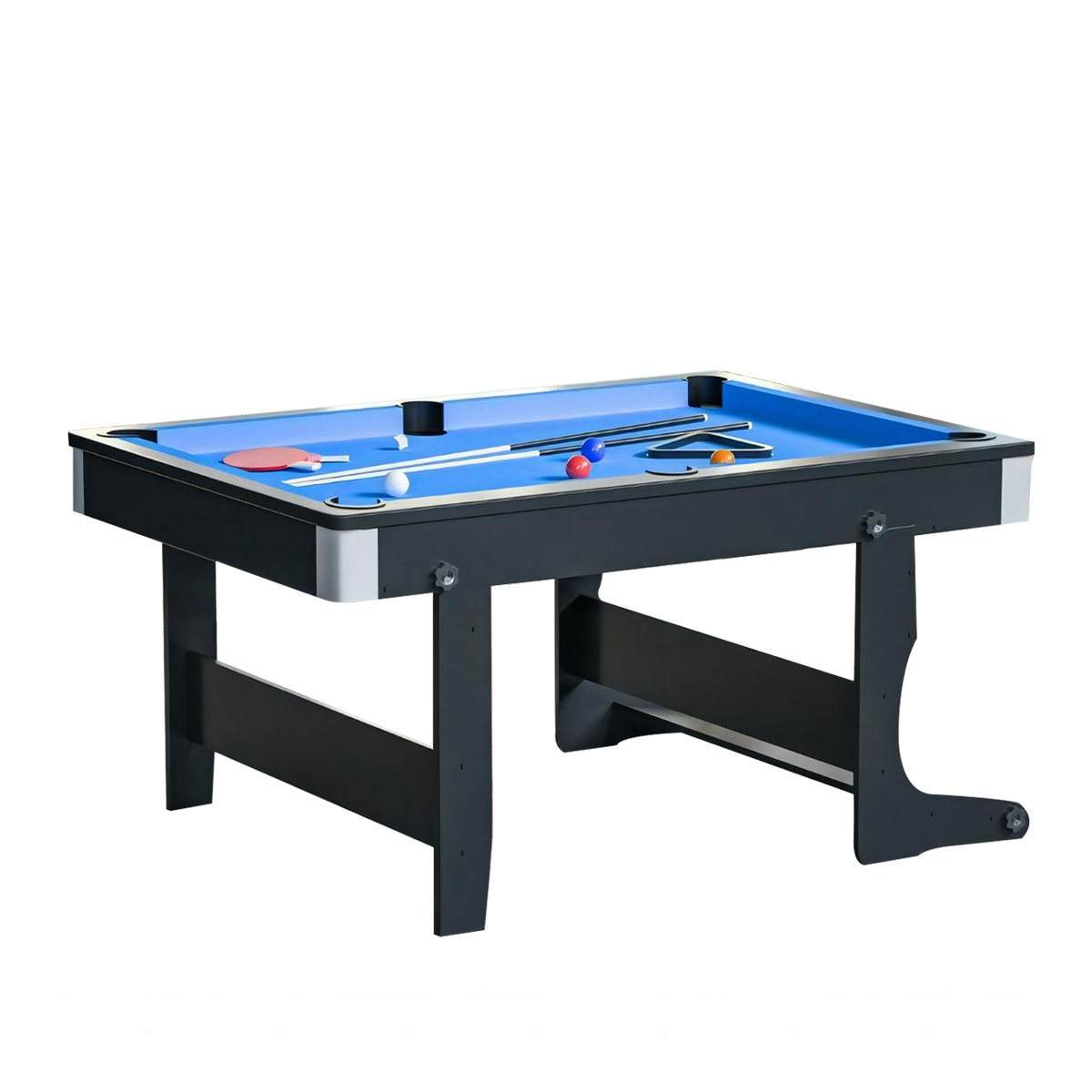 Recon Furniture 5' Multi Game Pool Table with Leg Levelers | Wayfair