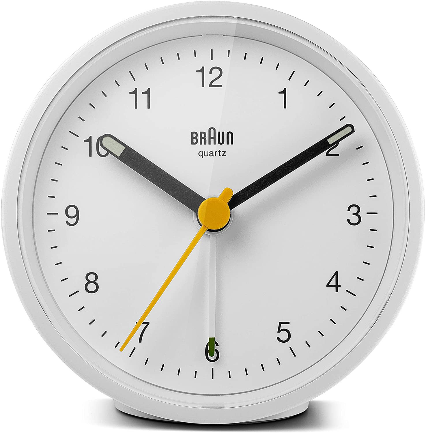 Braun Numerical Quartz Movement / Crystal Tabletop Clock with Alarm ...