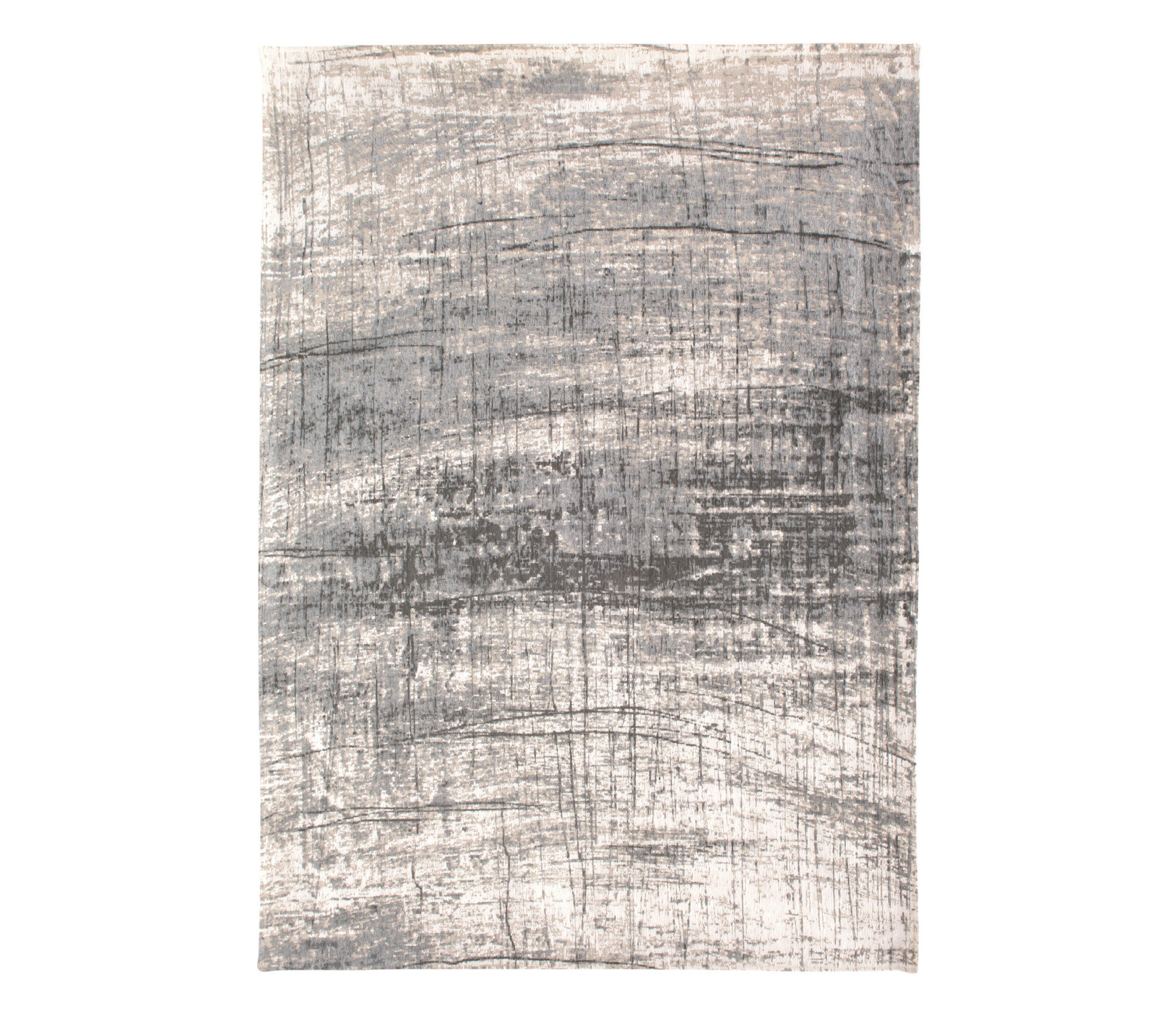 HomeRoots 8' X 11' Gray and White Abstract Non Skid Area Rug | Wayfair