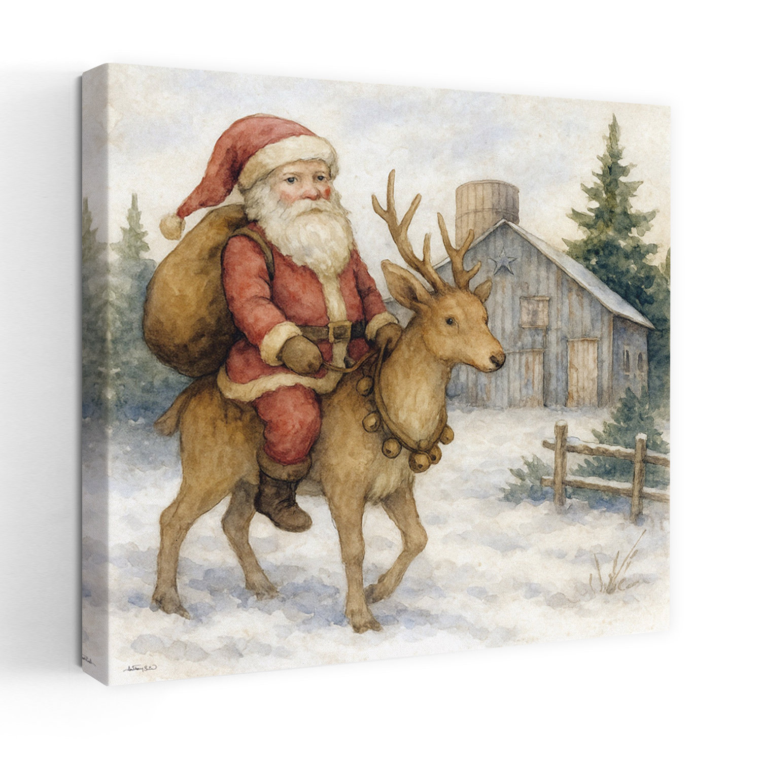 Ophelia & Co. Contemporary Santas Woodland Ride With Santa Claus ...