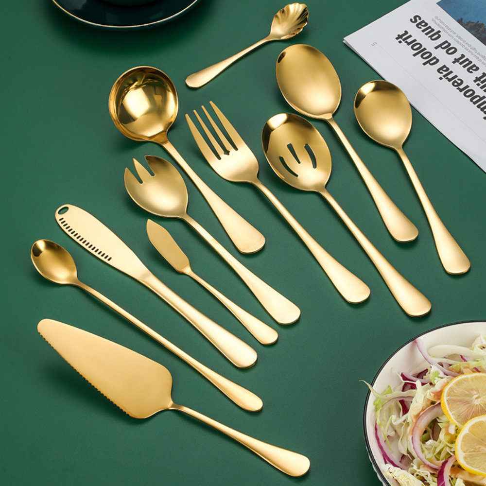 Mercer41 Gearard 11 -Piece Stainless Steel Hostess Set & Reviews ...