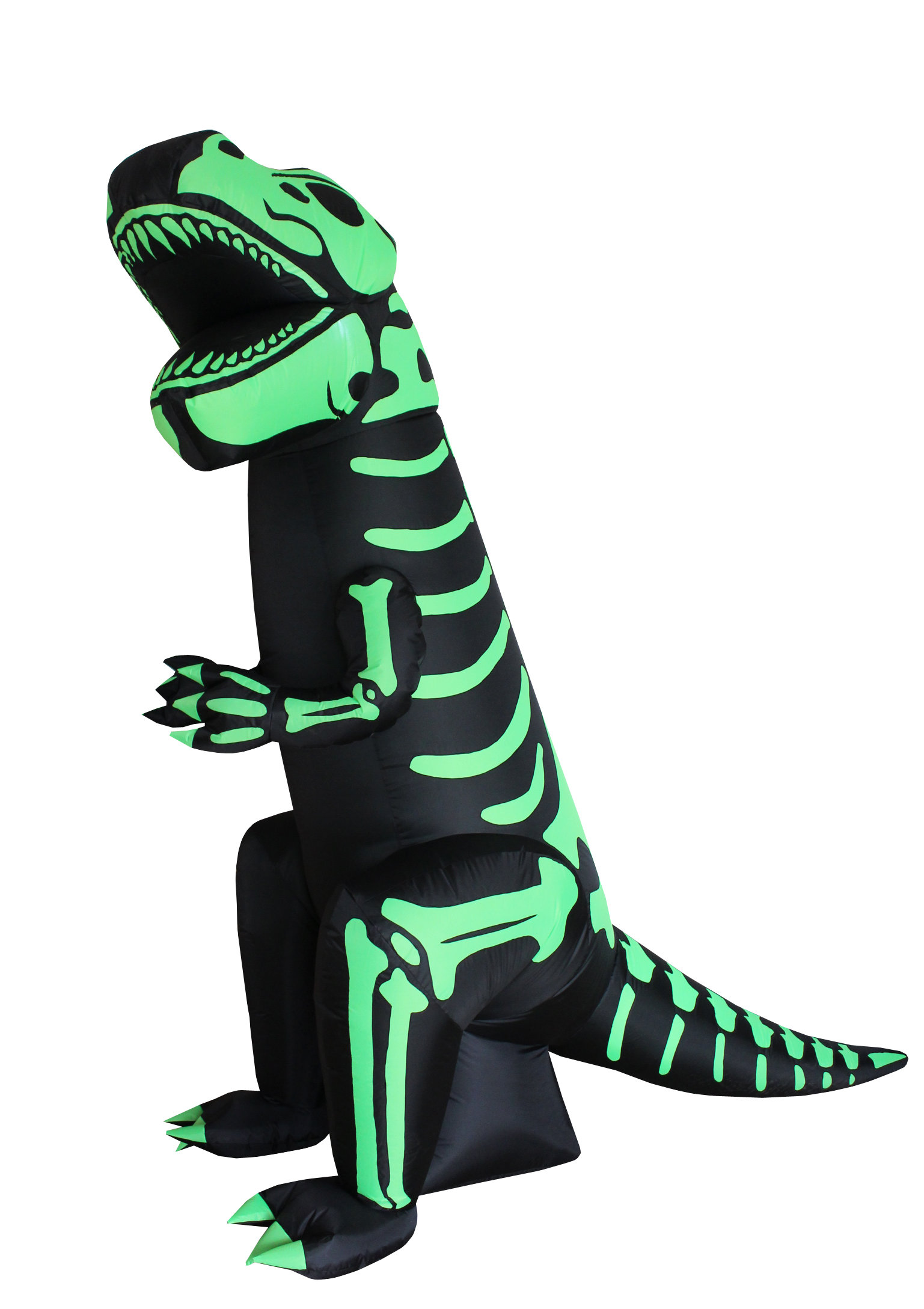 The Holiday Aisle® 8 Foot Tall Happy Halloween Inflatable Green ...
