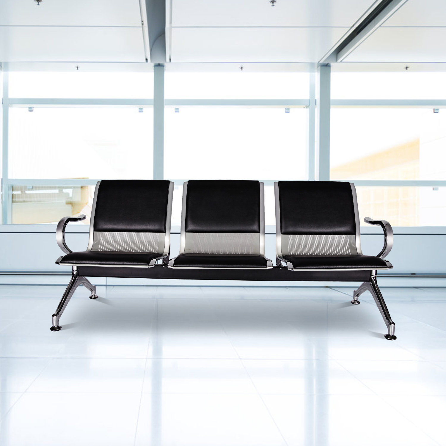 Kinbor 69" W Tandem Seating with Metal Frame & Reviews | Wayfair