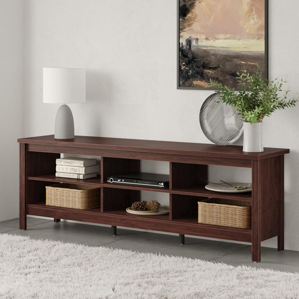 Steelside™ Raphael Solid Wood TV Stand for TVs up to 75" & Reviews ...