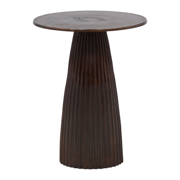Dovetail Furniture Aramis End Table Bronze | Perigold