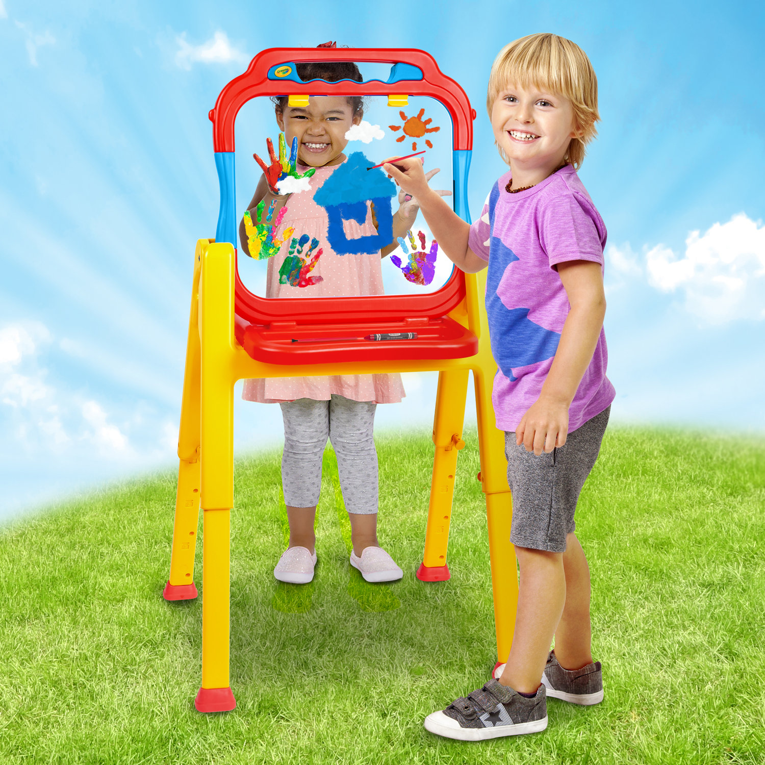 Crayola LLC Crayola Triple-The-Fun See-Thru Easel - Wayfair Canada