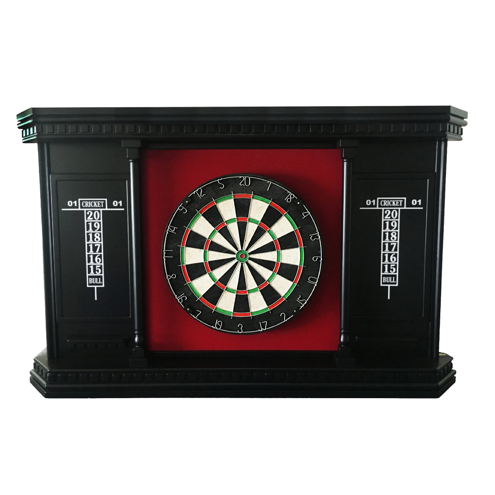Hot Hand Darts Professional Bristle Dartboard and Cabinet Set with ...
