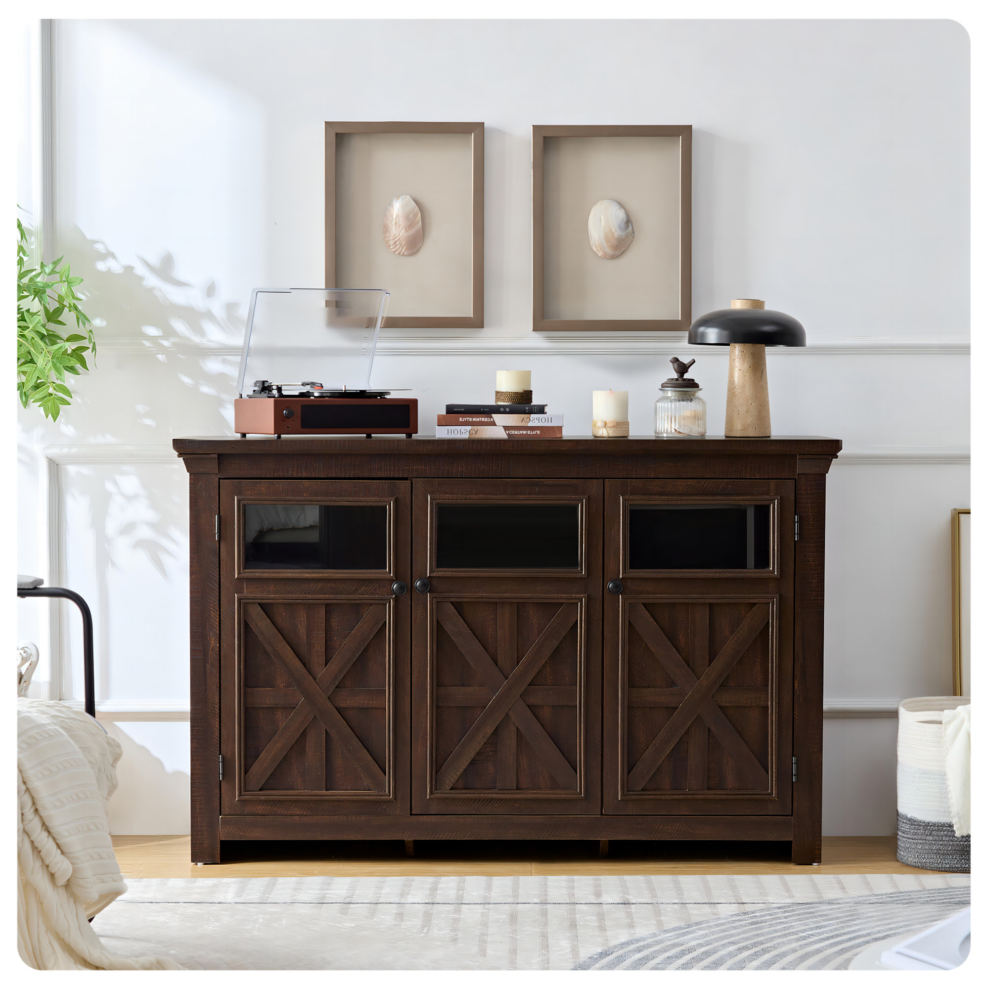 August Grove® Tv Desk Storage Rack | Wayfair