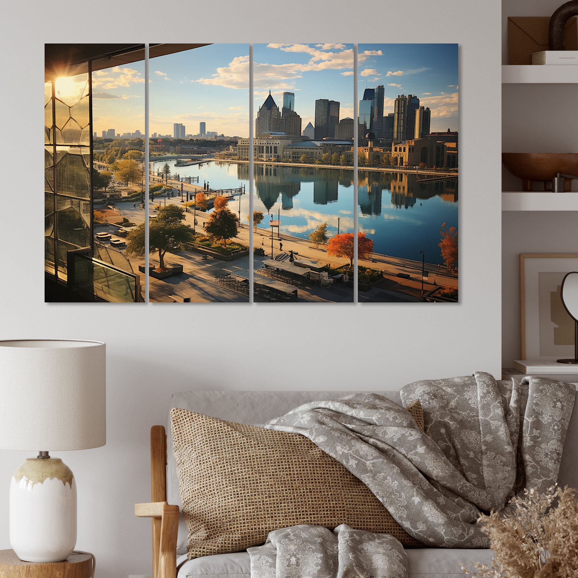 Design Art Detroit Motor City I - Detroit Metal Wall Decor Set ...