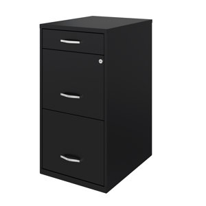 Inbox Zero Maegan 3 Drawer Letter Width Vertical Home and Small Office ...