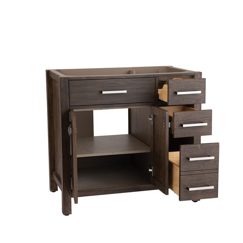Chevington Mason Hill 36 Inch Oak Vanity | Wayfair