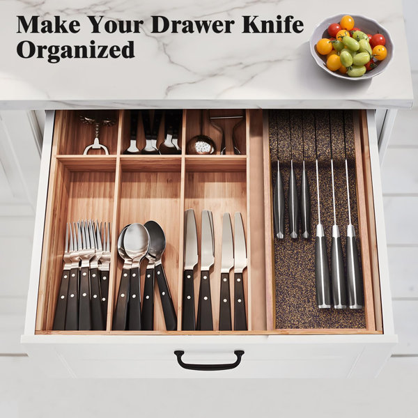 MCKINNON HOME FURNISHINGS, INC. Knife Drawer Organizer Insert, In ...