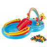 Intex Rainbow Ring Inflatable Play Center Pool W/Multi-Color Fun Ballz ...