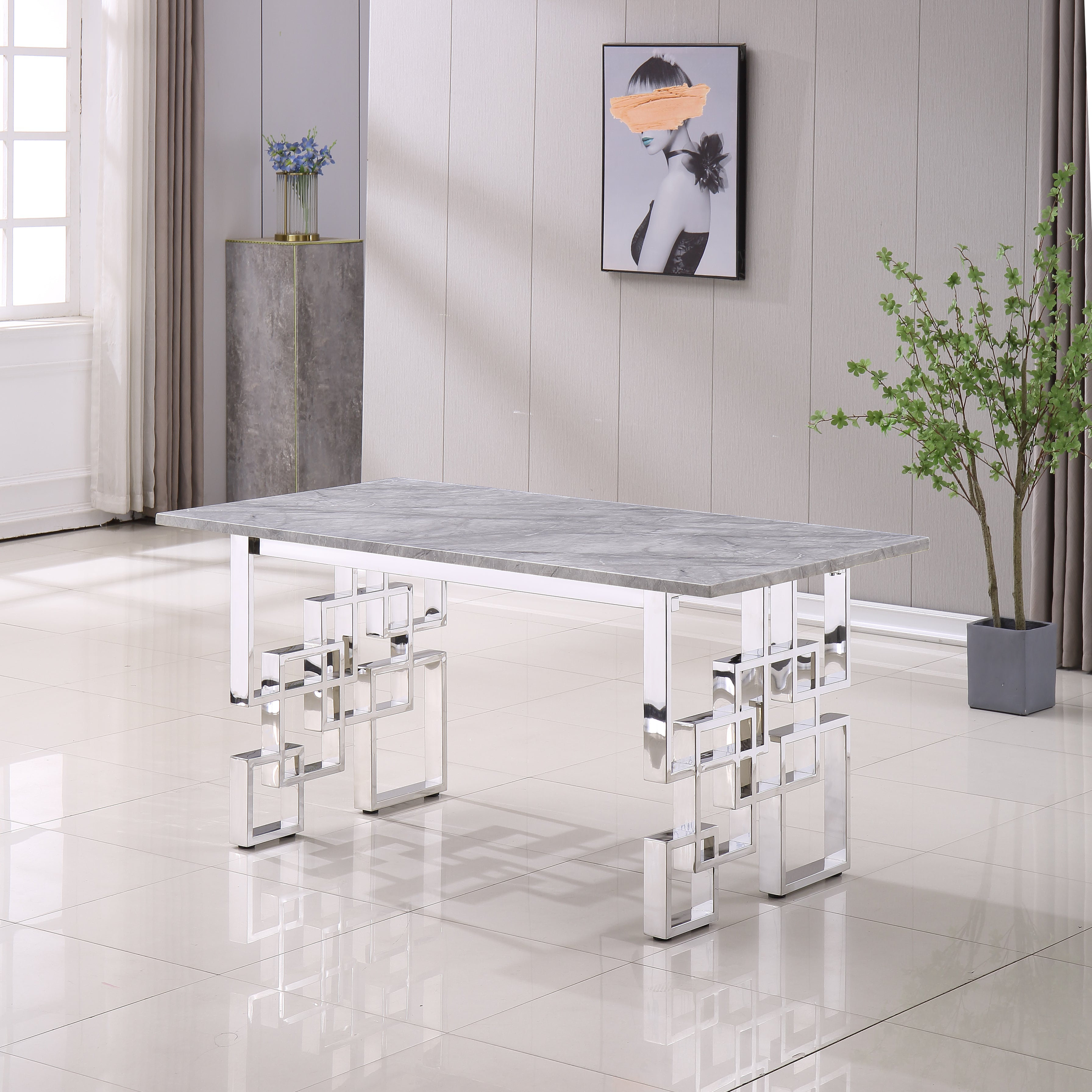 Everly Quinn Japera Rectangular Dining Table | Wayfair