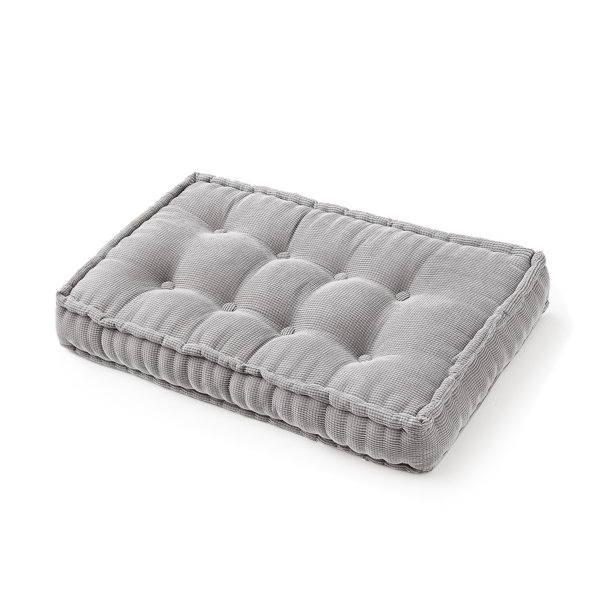 DormCo Rainha Rectangle Tufted Extra Thick Oversized Floor Pillow ...
