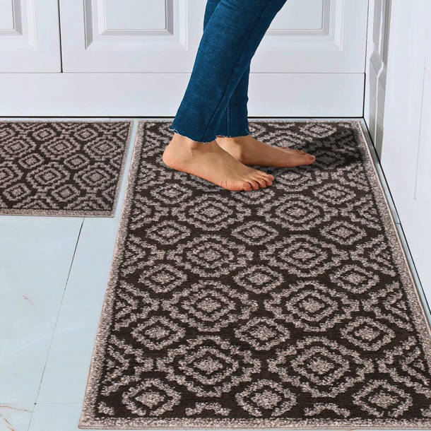 Foundry Select Sofihas Kitchen Rugs Non Slip 2 Piece Washable Kitchen ...
