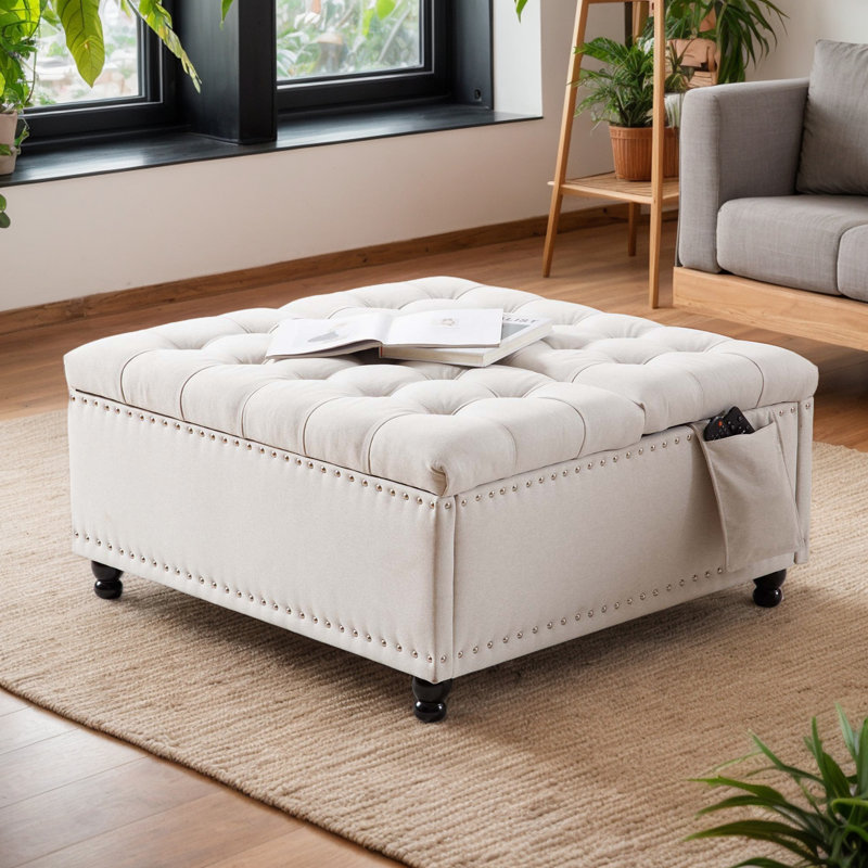 Home Variety Extra Large Storage Ottoman Coffee Table With Lift Top ...