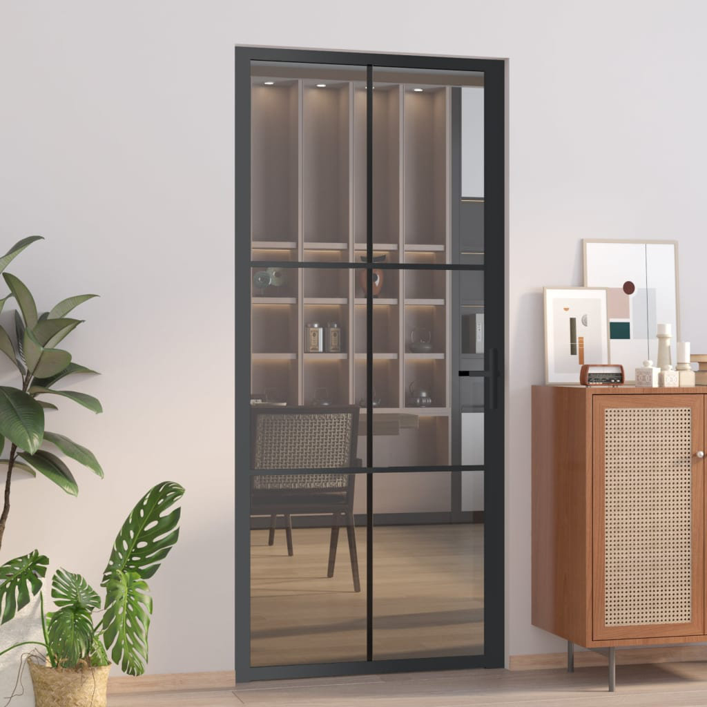 VidaXL 79.3'' Glass Standard Door | Wayfair