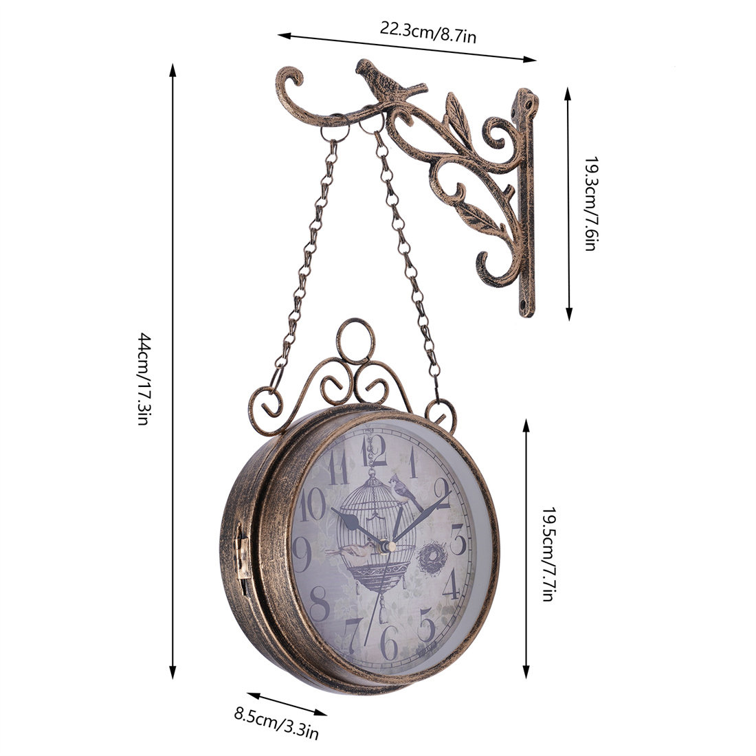 Rosalind Wheeler Halvard Wall Clock & Reviews | Wayfair