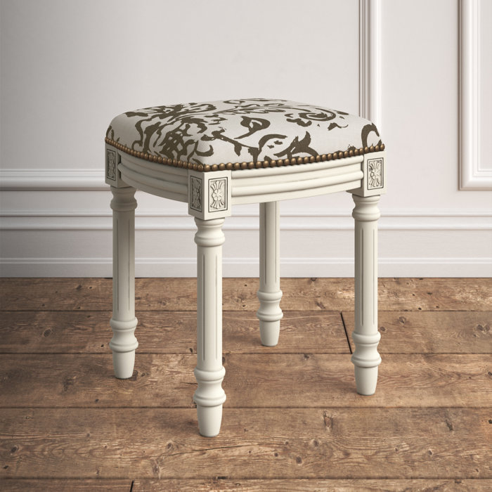 Kelly Clarkson Home Philomene Solid Wood Accent Stool & Reviews | Wayfair