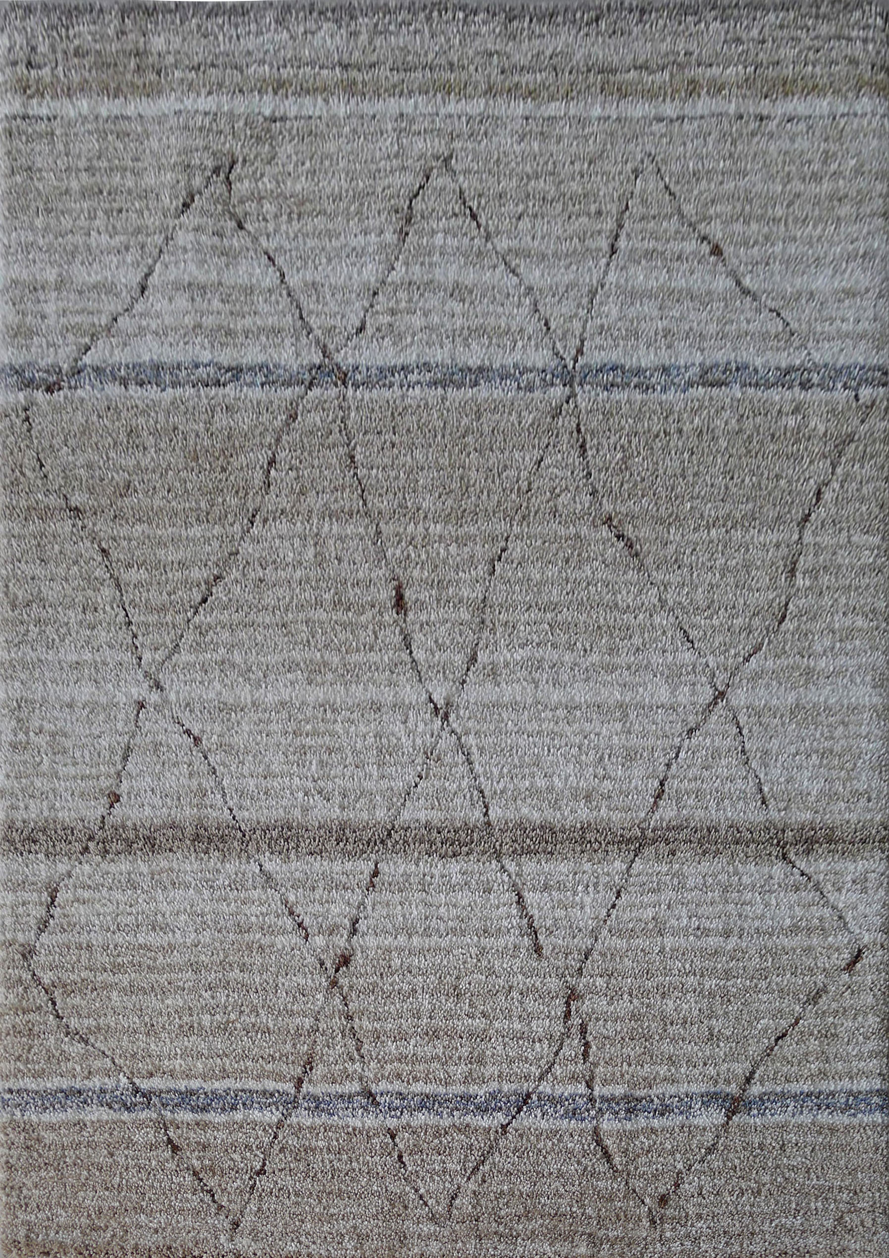 Union Rustic Rotan Geometric Handmade Tufted Gray/Beige Area Rug | Wayfair