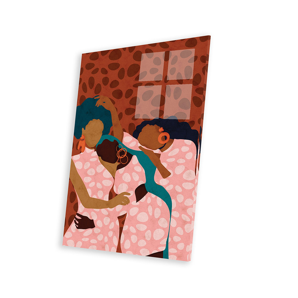 Bungalow Rose Lean on Me by Reyna Noriega - Unframed Graphic Art | Wayfair