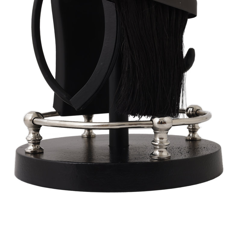 Rosalind Wheeler Amie-Lee 5 Piece Iron Fireplace Tool Set | Wayfair.co.uk