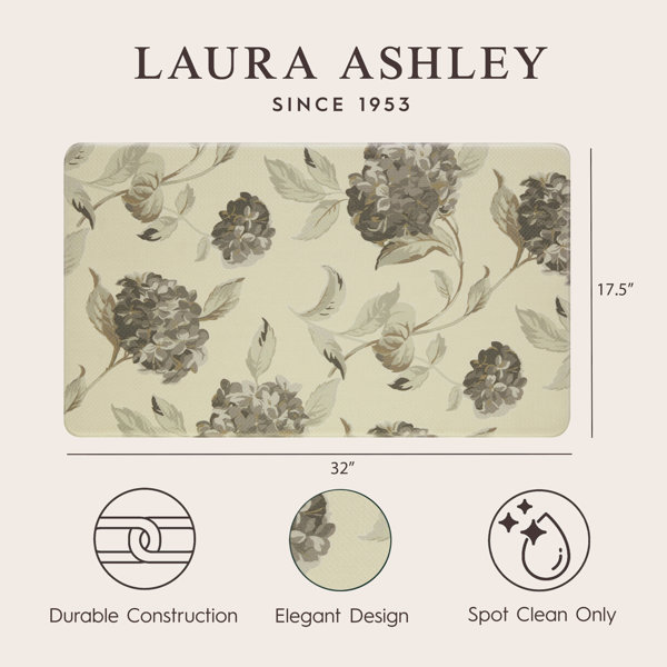 Laura Ashley Hydrangea Anti-Fatigue Wellness Mat & Reviews | Wayfair