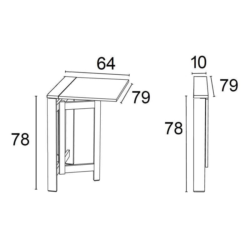 Ebern Designs Loralyn Folding Table & Reviews | Wayfair.co.uk