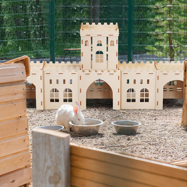 Tucker Murphy Pet™ Edeltraut 6 Houses Rabbit House Castle Style Hideout ...