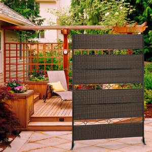 gaomon 6 ft. H x 4 ft. W Rattan Fencing | Wayfair