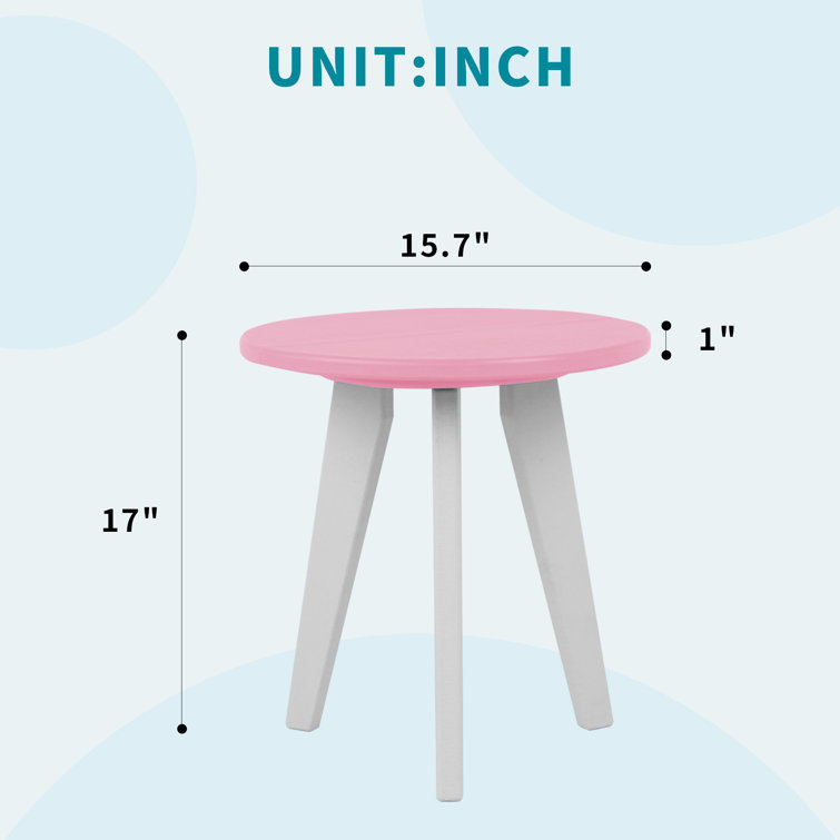 Winston Porter Round Side Table With 3 Legs - Wayfair Canada