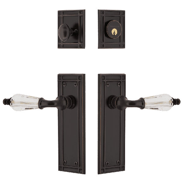 Nostalgic Warehouse Mission Entry Set with Parlour Crystal Lever ...